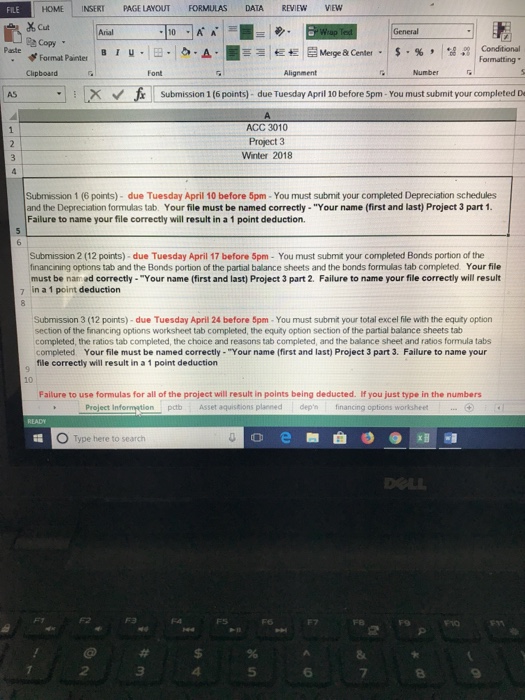 Solved FILE HOME INSERT PAGE LAYOUT FORMULAS DATA REVIEW | Chegg.com