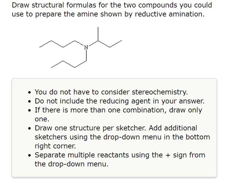 Solved Draw structural formulas for the two compounds you | Chegg.com