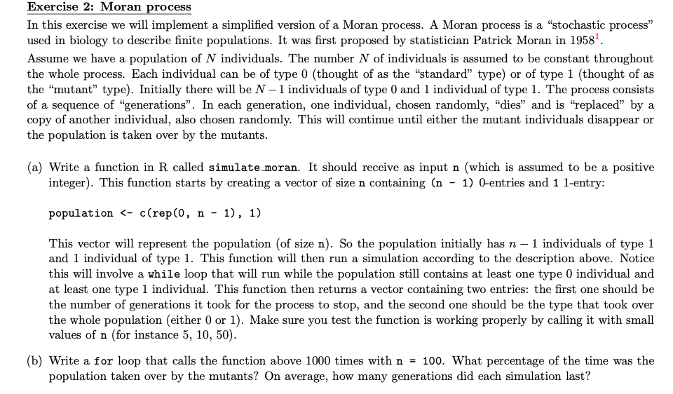 Solved In this exercise we will implement a simplified | Chegg.com
