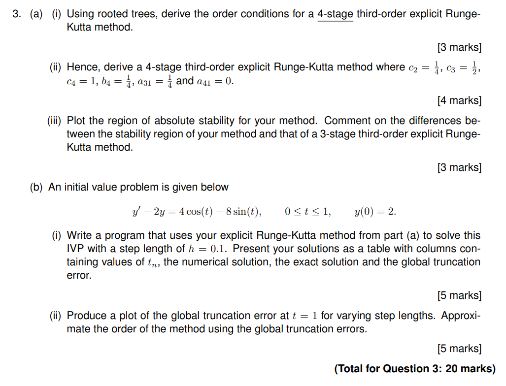 Solved (a) (i) ﻿Using rooted trees, derive the order | Chegg.com