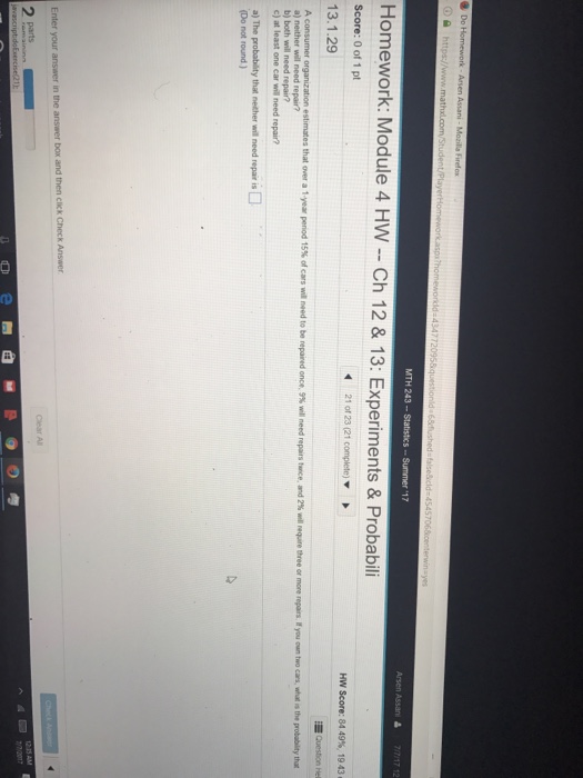 Solved Do Homework Module 4 Hw Ch 12 And 13 Experiments And