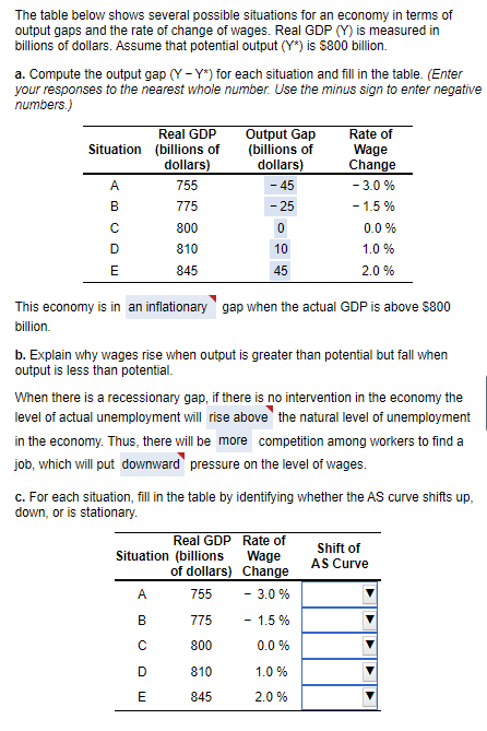 Solved Consider the accompanying sets of values for MPC, t, | Chegg.com