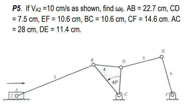 Solved Solve using relative velocity method and instant | Chegg.com