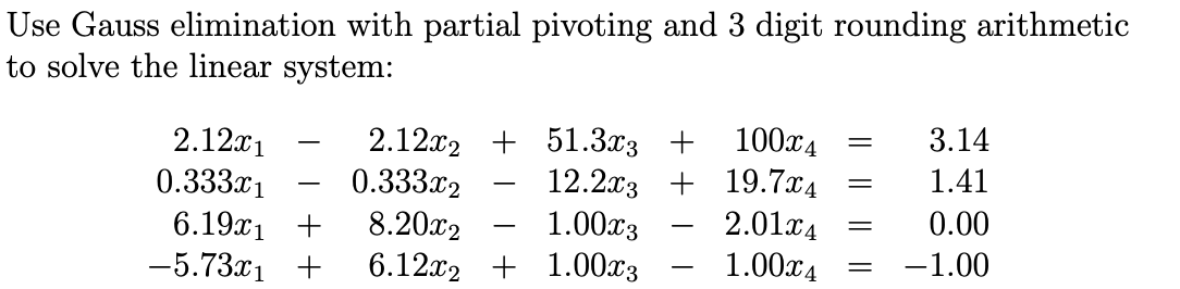 Solved (Numerical Analysis) Do not use computer | Chegg.com