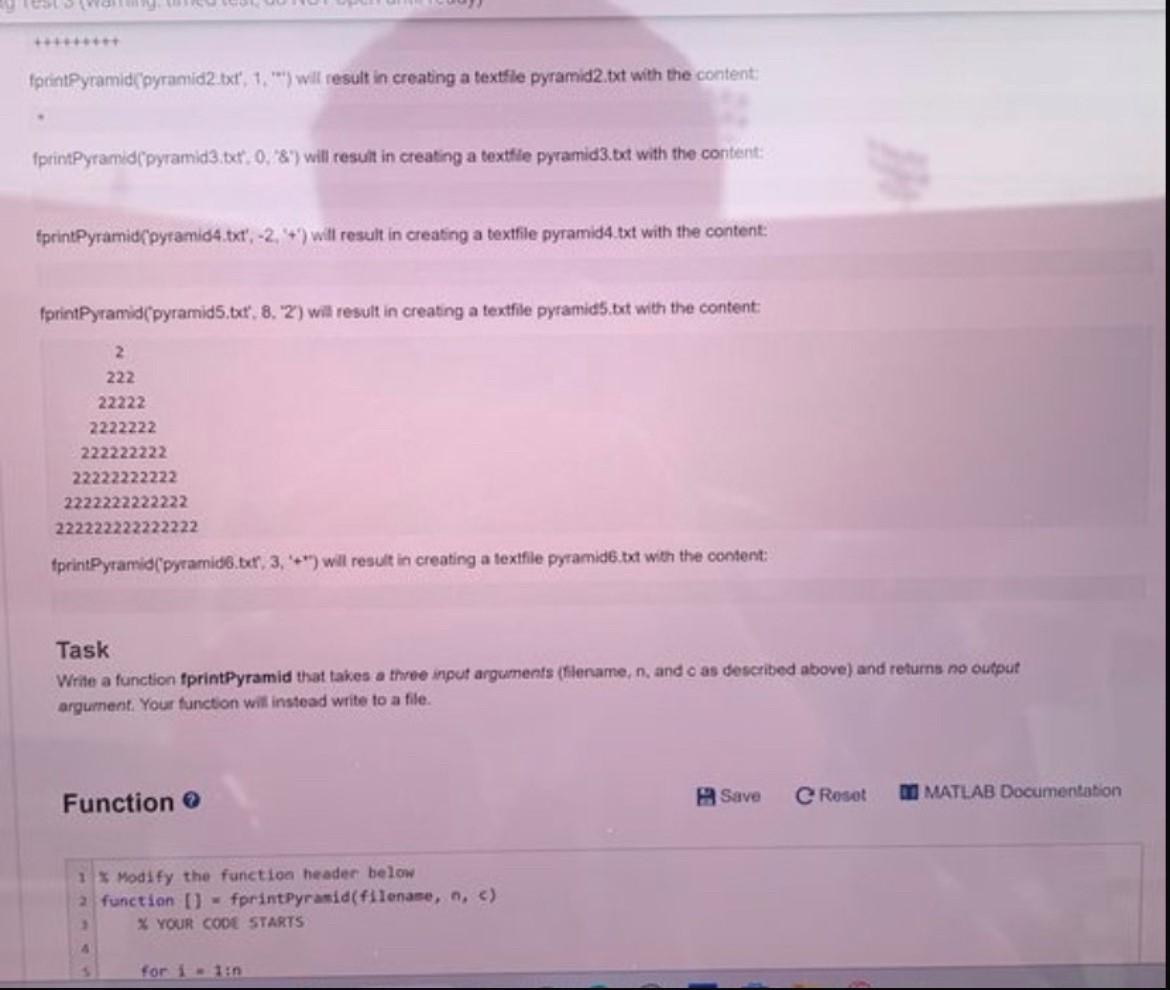 Solved Problem Given A Filename An Integer N And A Single 