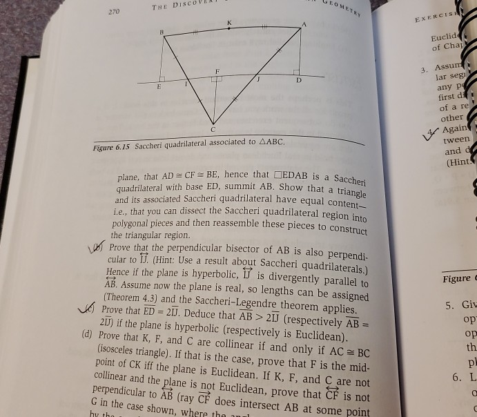 Solved (Theorem 4.3) and the Saccheri-Legendre theorem | Chegg.com