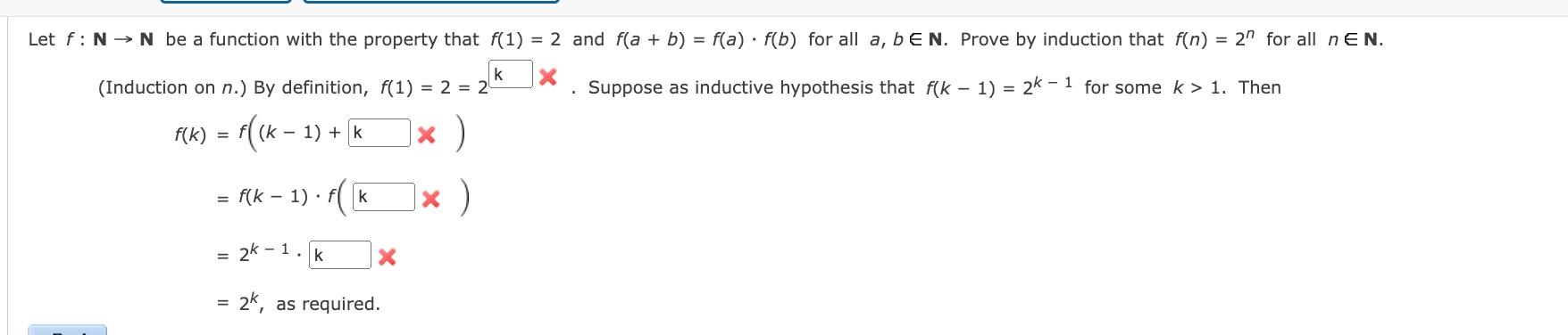 Solved Let f:N→N be a function with the property that f(1)=2 | Chegg.com