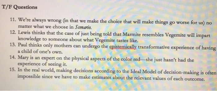Solved Laurie Paul, What you Can's Expect When You're | Chegg.com