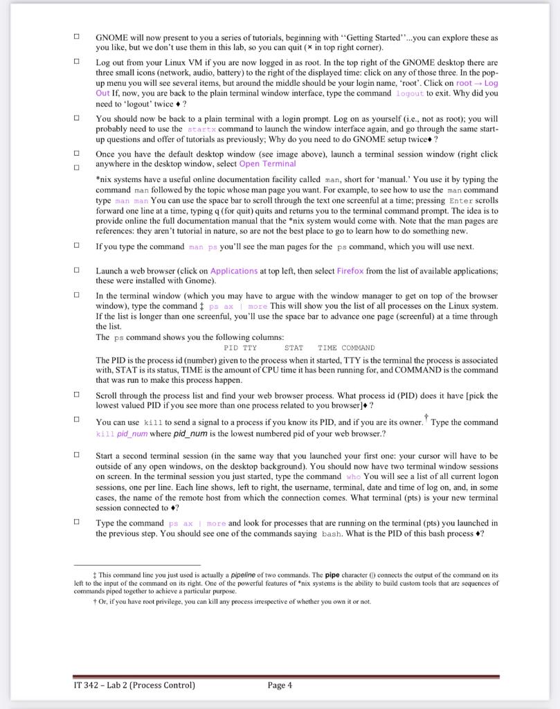 Solved LAB 2: PROCESS CONTROL NOTE: Questions appear in the | Chegg.com