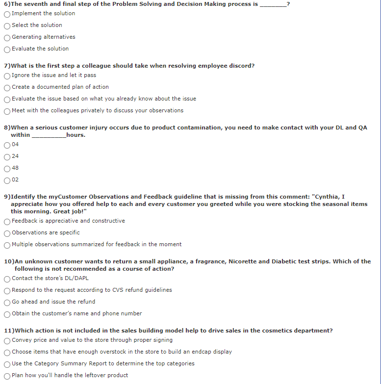 Solved 6)The seventh and final step of the Problem Solving | Chegg.com