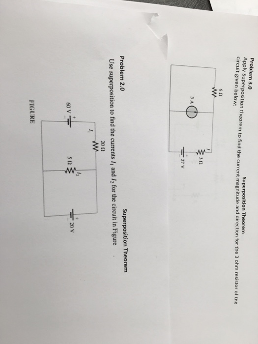 Solved Apply Superposition theorem to find the current | Chegg.com