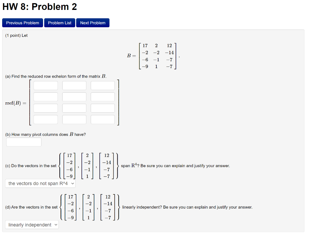 Solved HW 8: Problem 2 Previous Problem Problem List Next | Chegg.com