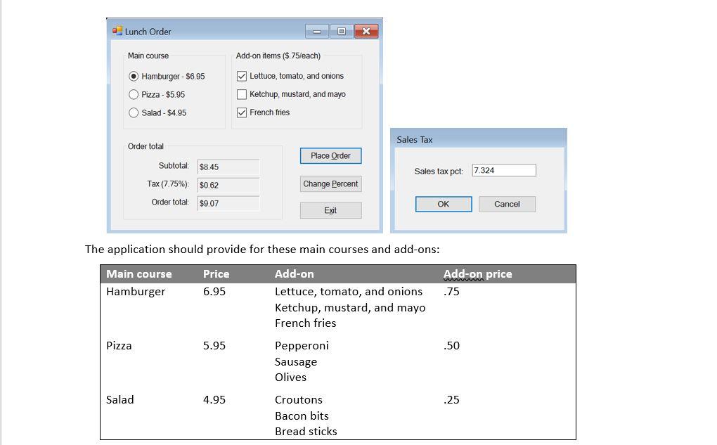 Solved Please help me with this C# Windows Forms App. | Chegg.com
