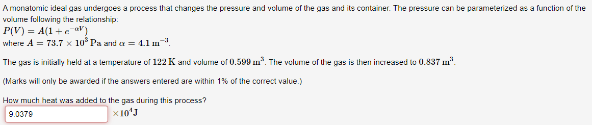 Solved A monatomic ideal gas undergoes a process that | Chegg.com