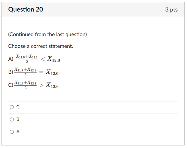 Solved Question 18 6 pts Determine the modified) convexity | Chegg.com
