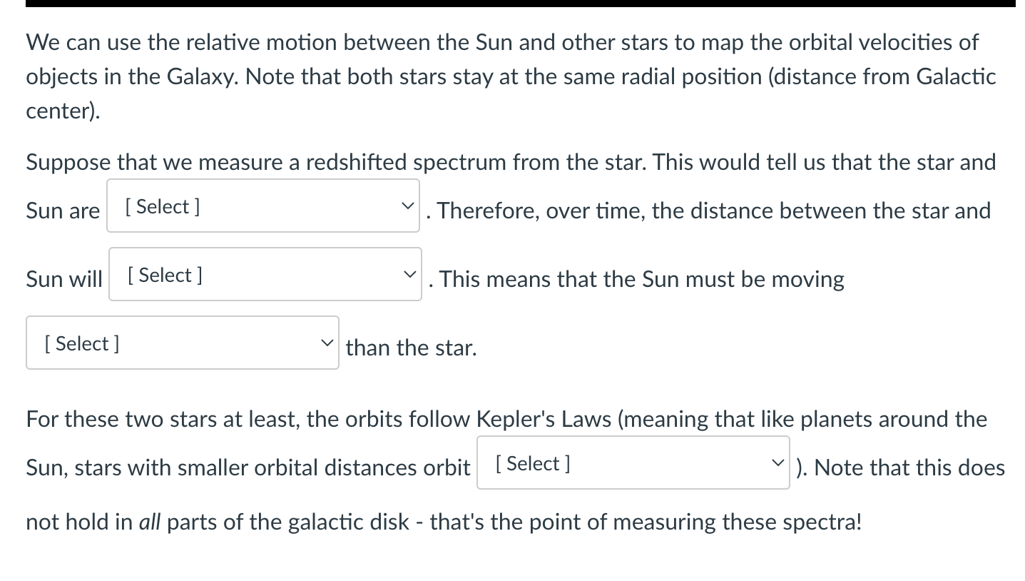 Solved The image below depicts our Sun's position and orbit | Chegg.com