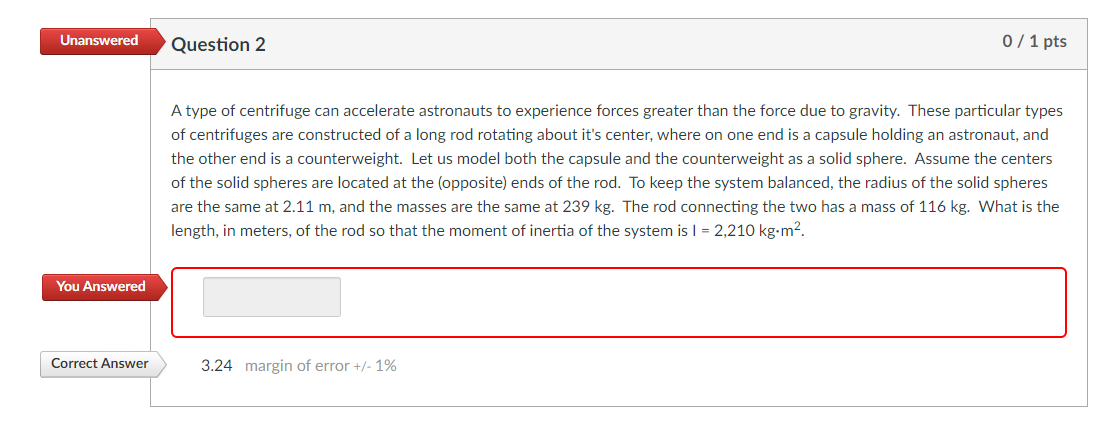 Solved Question 2A type of centrifuge can accelerate | Chegg.com