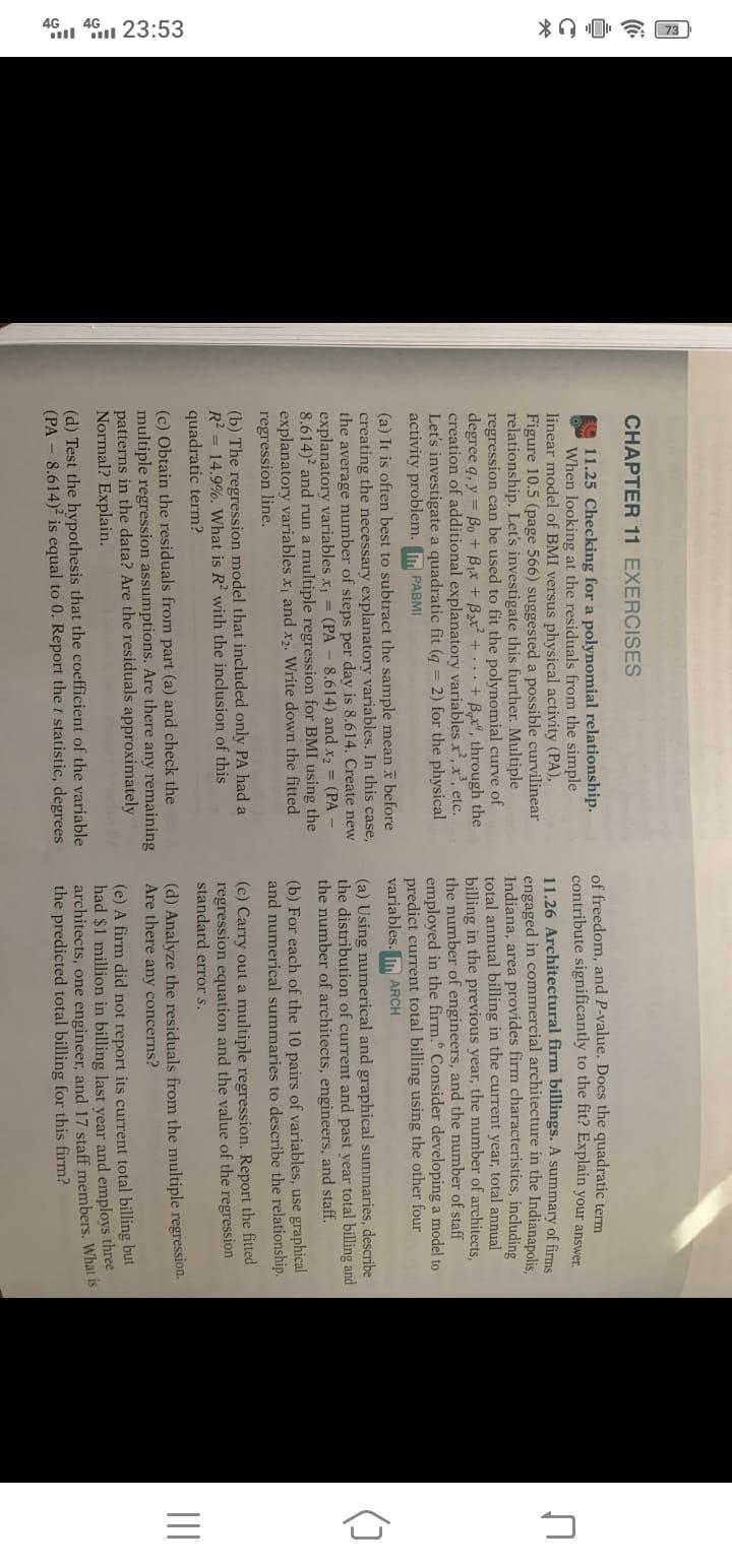 Solved CHAPTER 11 EXERCISES ב 11.25 Checking for a | Chegg.com