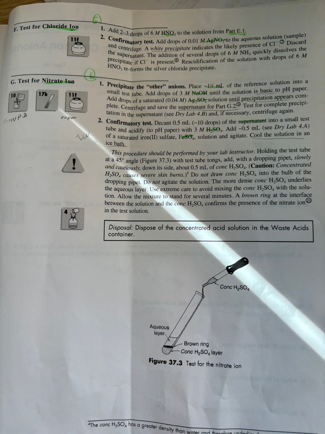 Solved For Experiment 37 Qual Common Anions Laboratory | Chegg.com