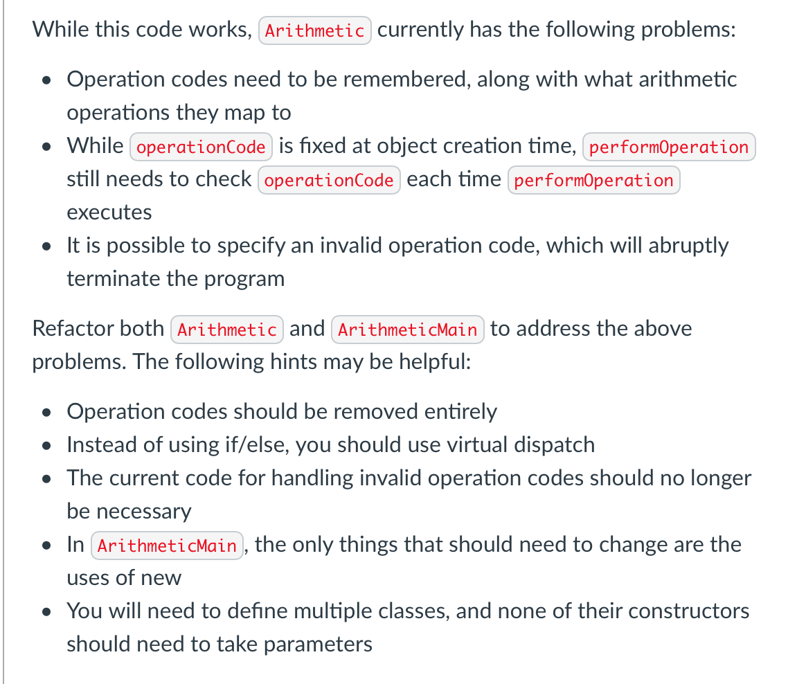 Solved Consider the following code, which performs a given | Chegg.com