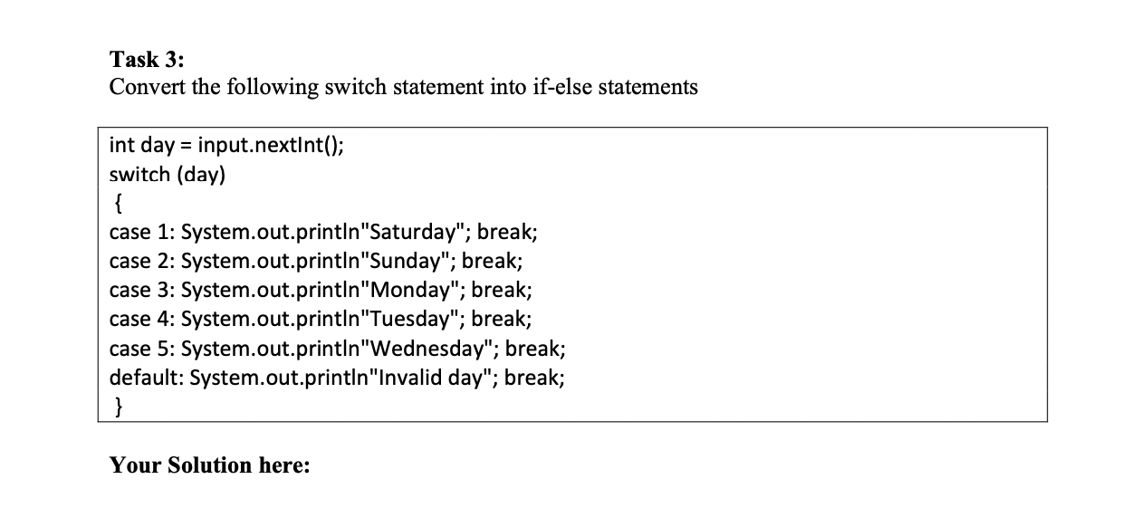Solved Part 1 Solve the following questions: Task 1: What is | Chegg.com