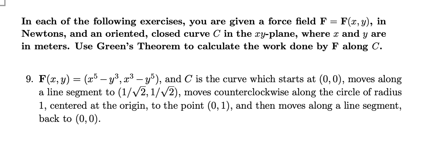 Solved In each of the following exercises, you are given a | Chegg.com