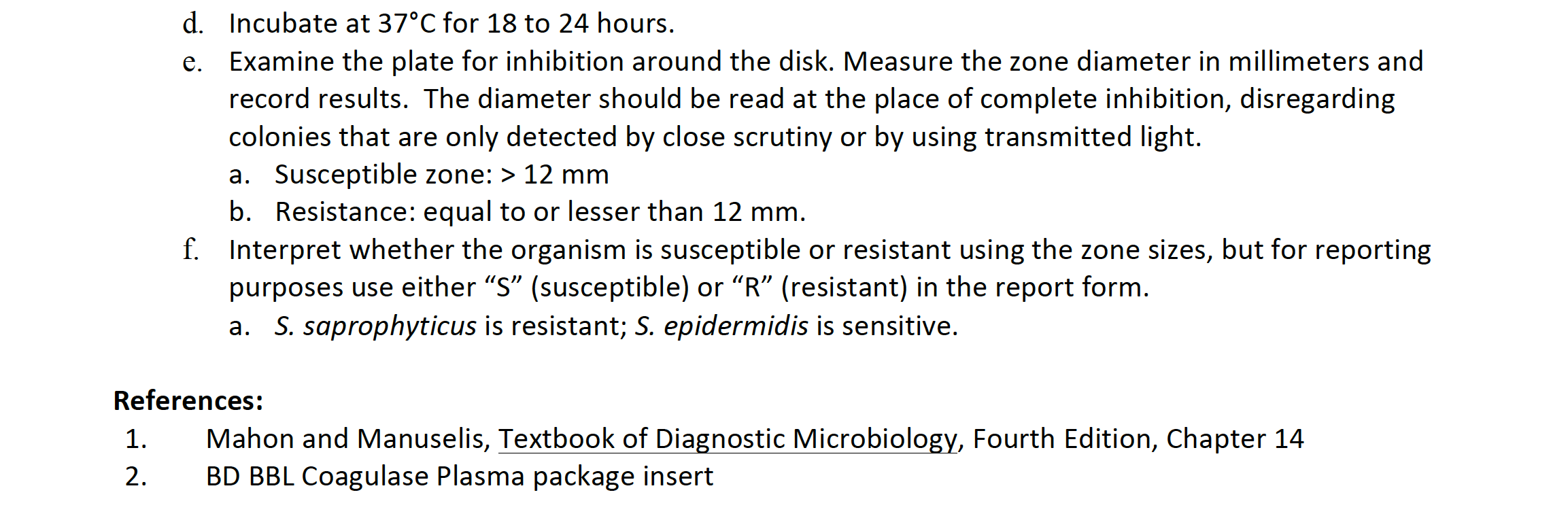 Solved Read through the SOP and complete the chart found at | Chegg.com