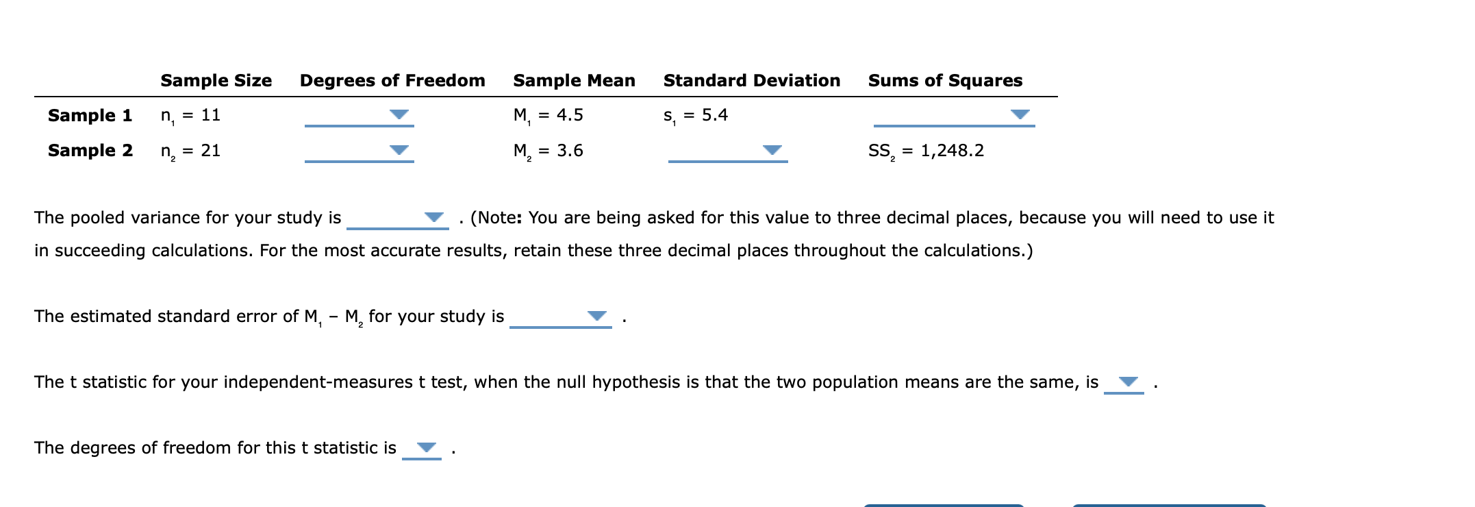 Solved 2. Differentiating pooled variance and the estimated | Chegg.com