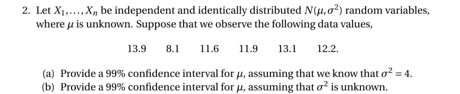 Solved Let X1 Dots Xn be Independent And Identically