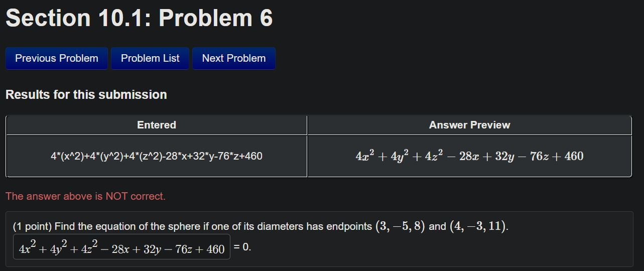 Solved Section 10.1: Problem 6 Previous Problem Problem List | Chegg.com