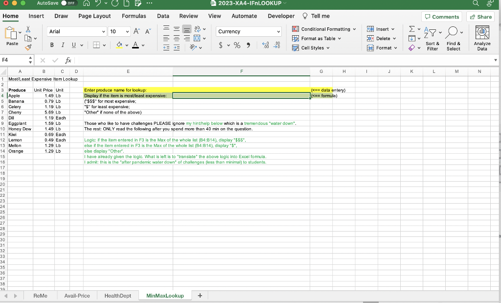 Solved Home Insert Draw Page Layout Formulas Data Review | Chegg.com