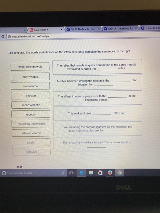 Solved Click and drag the words and phrases on the left to | Chegg.com