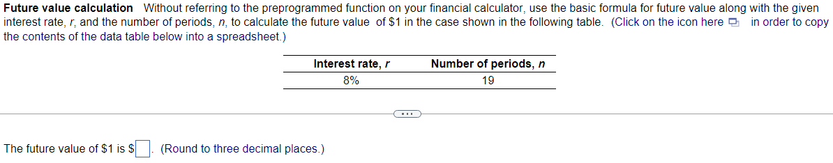 Solved Future value calculation Without referring to the | Chegg.com