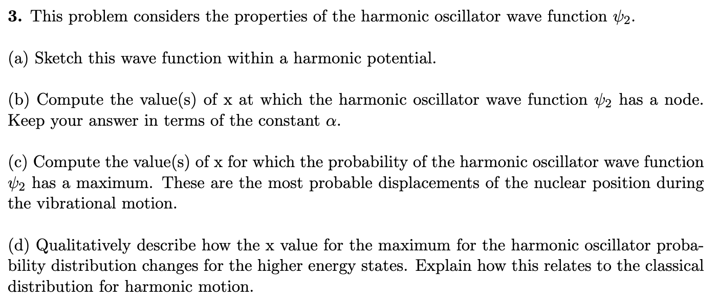 3. This problem considers the properties of the | Chegg.com