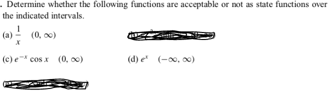 Solved . Determine whether the following functions are | Chegg.com