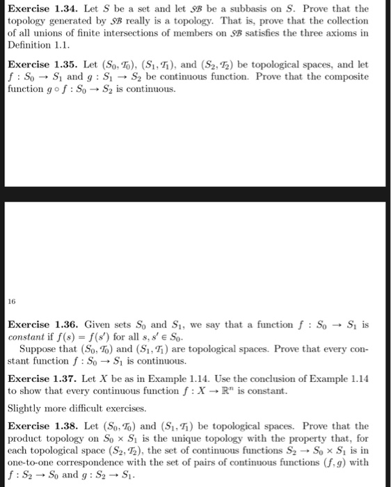 Solved Exercise 1.34. Let S be a set and let SB be a | Chegg.com