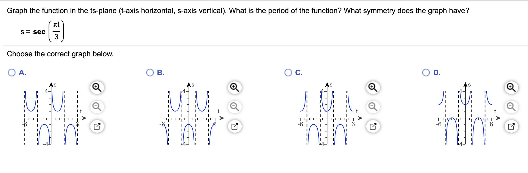 Solved Graph the function in the ts-plane (t-axis | Chegg.com