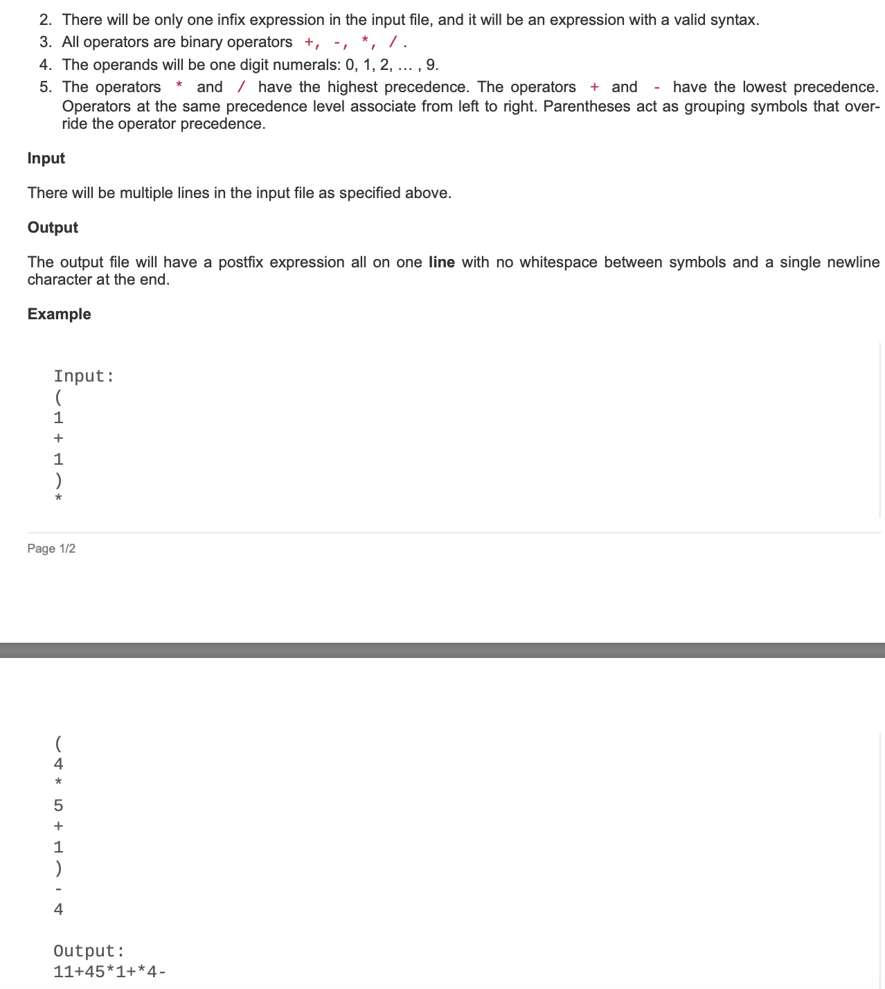 Solved Reverse Polish notation (RPN), also known as Polish | Chegg.com