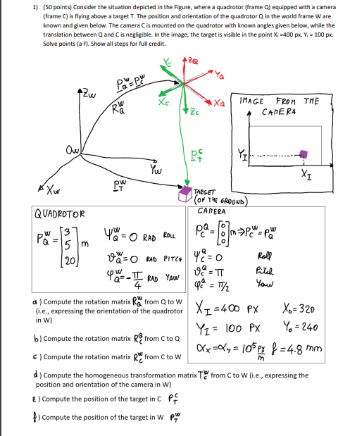 1) (50 points) Consider the situation depicted in the | Chegg.com