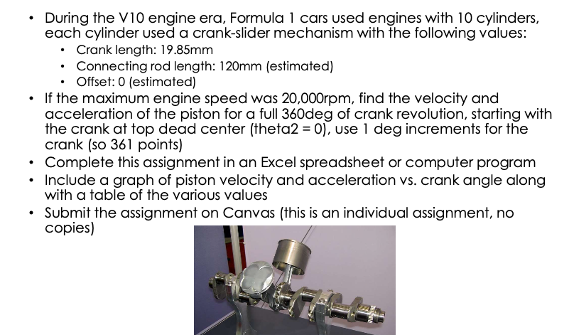 Solved - During the V10 engine era, Formula 1 cars used | Chegg.com