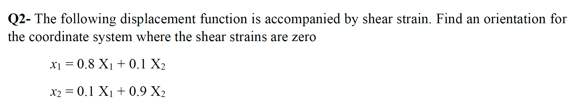 Solved Q2- ﻿The following displacement function is | Chegg.com