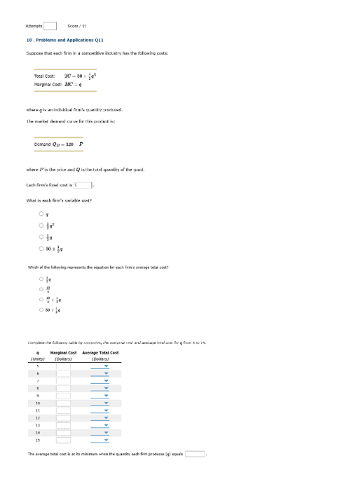 Solved 10, ﻿Problems and Applicetions Q11Suppose that aach | Chegg.com