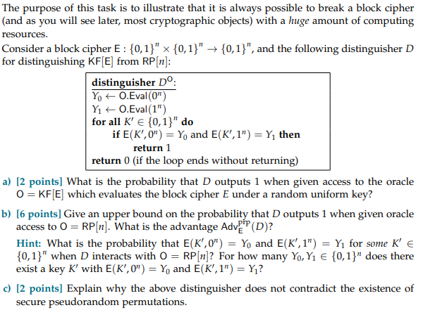 Solved The purpose of this task is to illustrate that it is | Chegg.com
