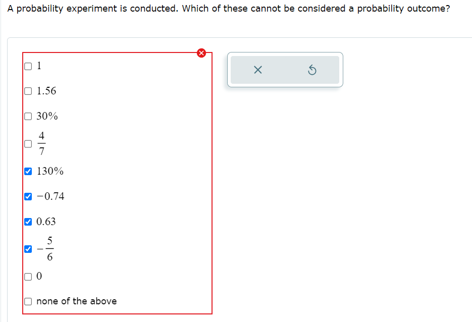 Solved A probability experiment is conducted. Which of these | Chegg.com
