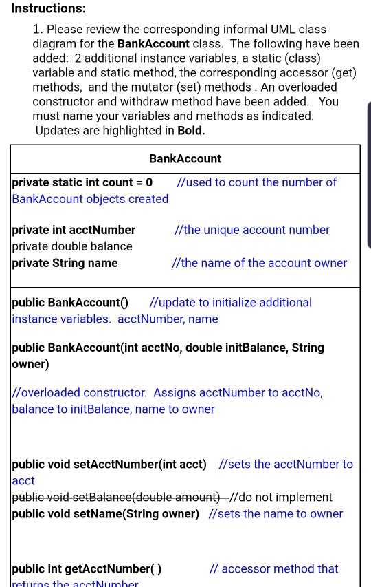 Solved Instructions: 1. Please review the corresponding | Chegg.com
