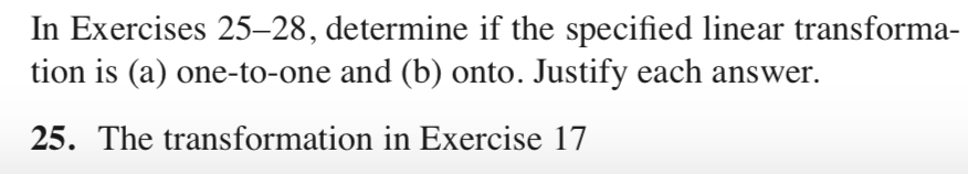 Solved In Exercises 25-28, determine if the specified linear | Chegg.com