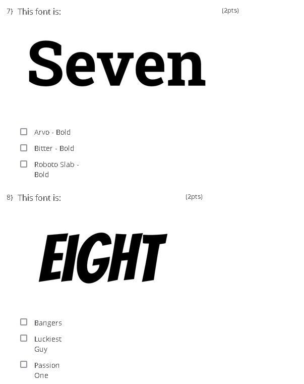 Solved Antic Didone Bodoni Moda Old Standard Tा 2) This font | Chegg.com