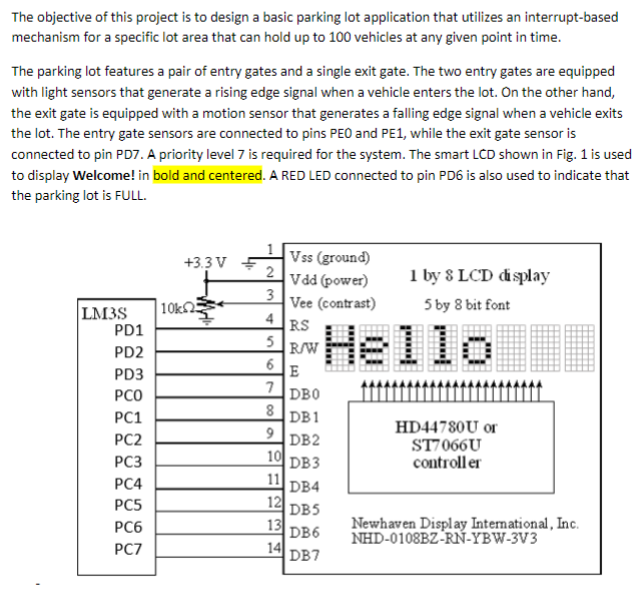 Solved The objective of this project is to design a basic | Chegg.com