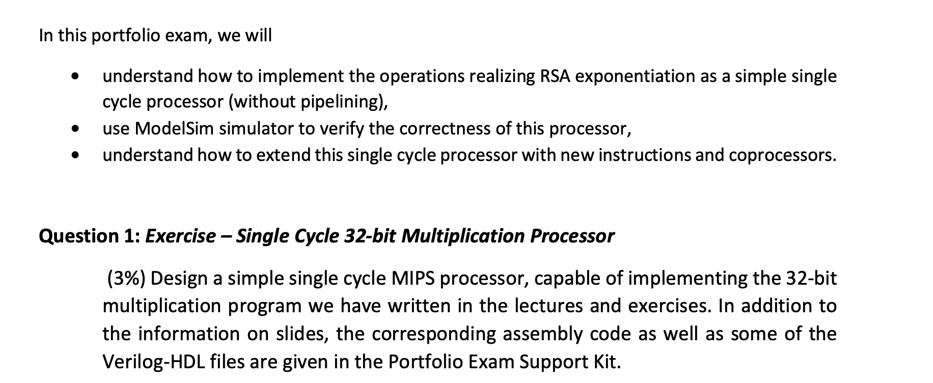 Solved In this portfolio exam, we will - understand how to | Chegg.com