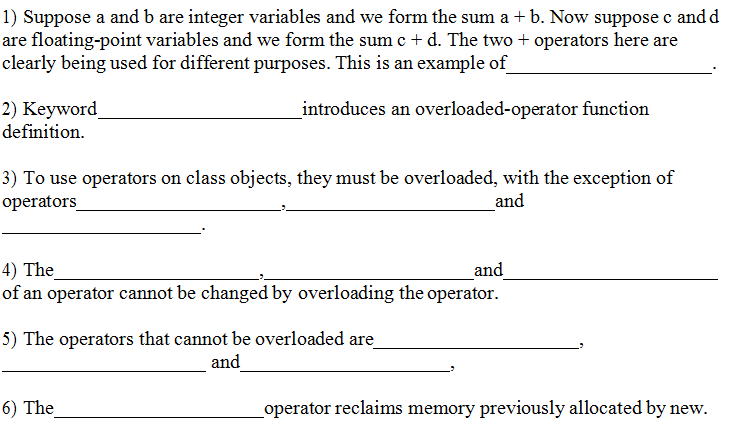 Solved 1) Suppose a and b are integer variables and we form | Chegg.com
